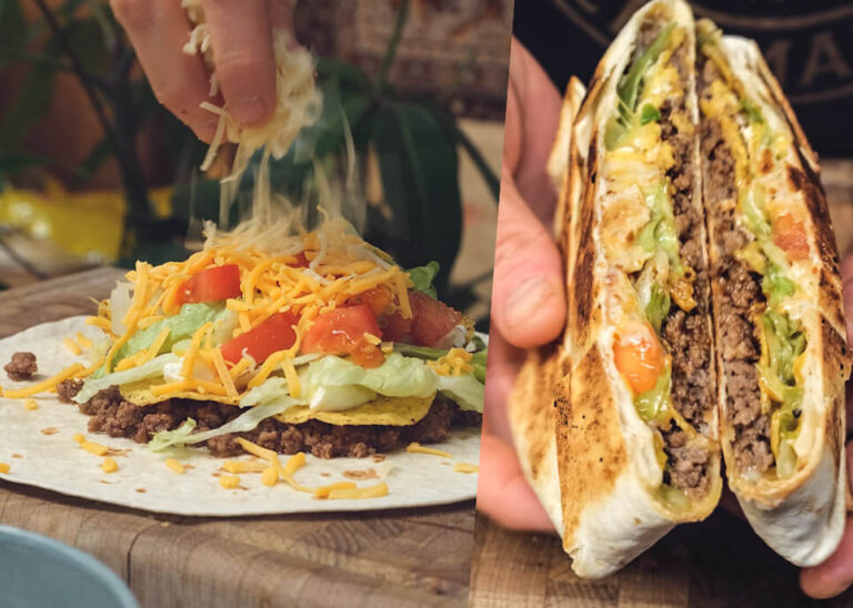 Spicy Crunchwrap Supreme with our Heat Enhancer hot sauce